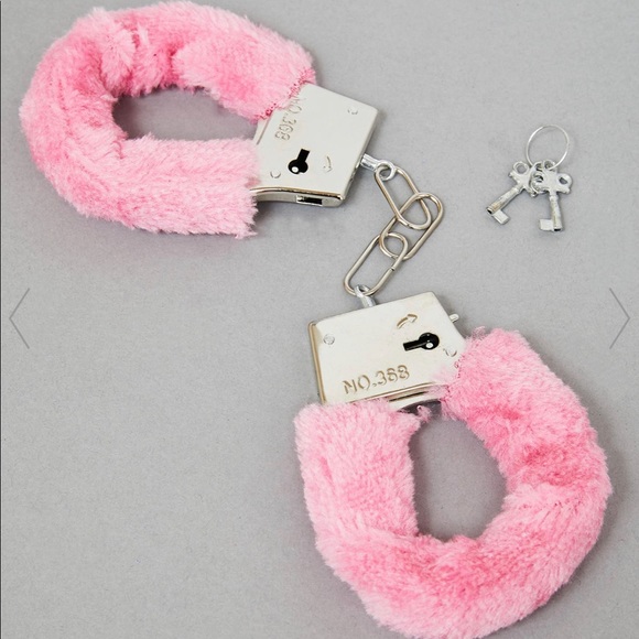 Other | Fuzzy Handcuffs | Poshmark